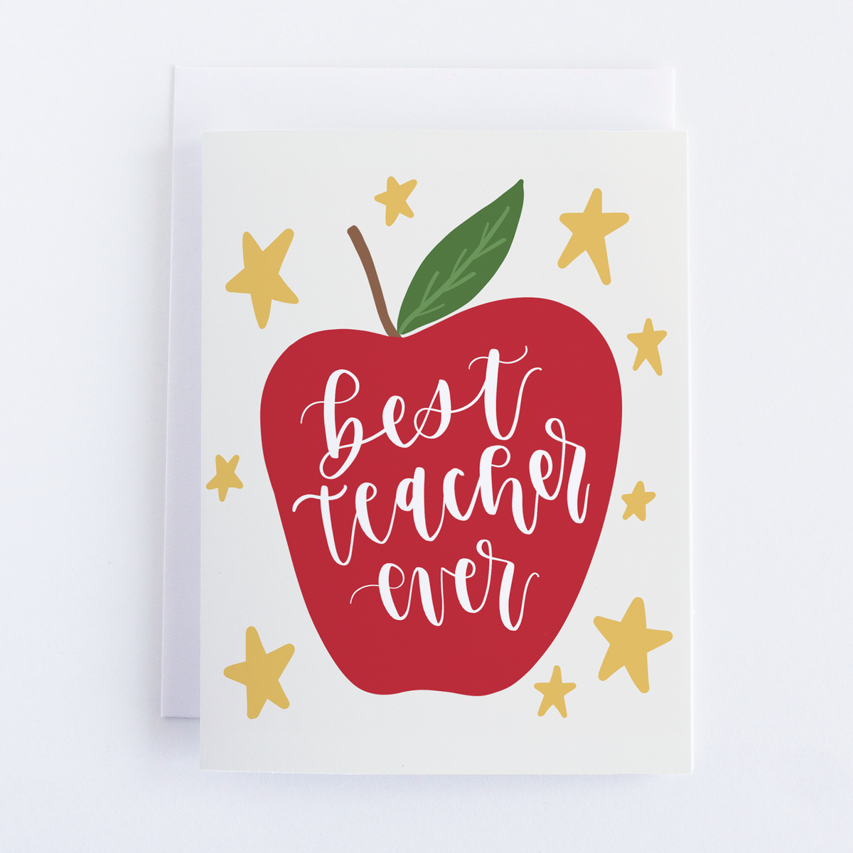 Best Teacher Ever Teacher Appreciation Greeting Card – Tidal Salt Co