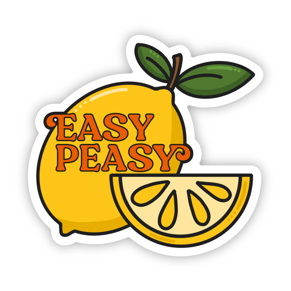 Easy Peasy Lemon Sticker – Tidal Salt Co