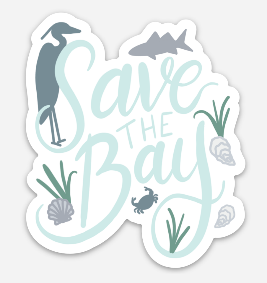 Save the Bay Sticker – Tidal Salt Co